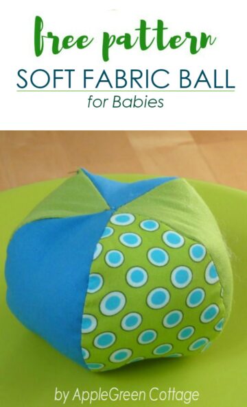 How To Sew A Fabric Ball - Free Pattern - AppleGreen Cottage