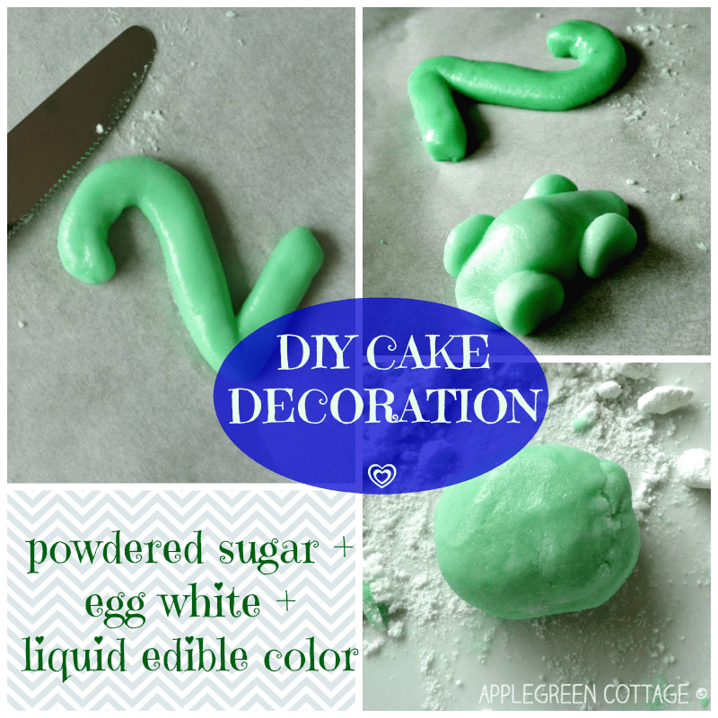 Diy Cake Decoration Recipe You'll Love! - AppleGreen Cottage