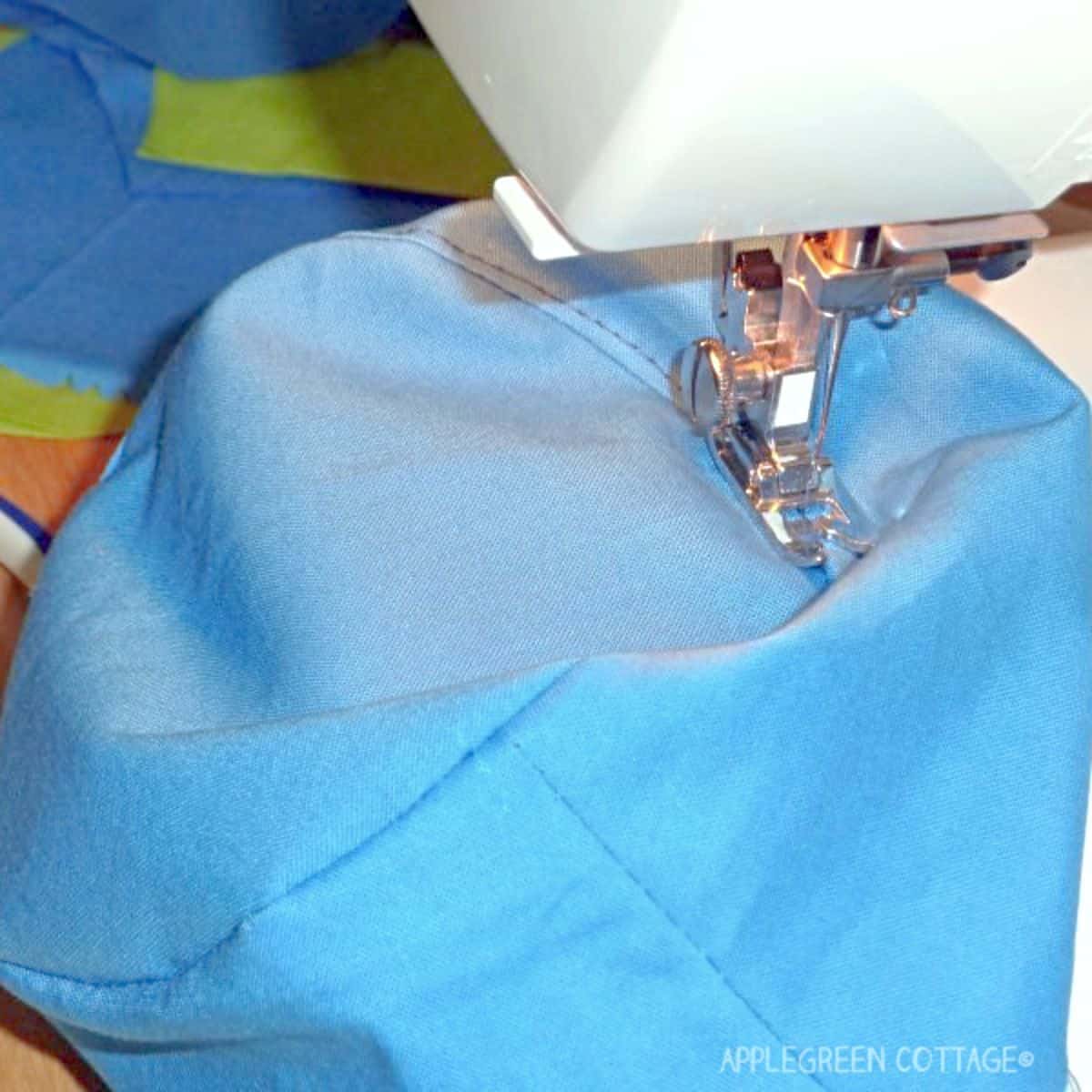 My Top 5 Sewing Tutorials - green and blue - AppleGreen Cottage