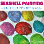 Seashell Painting - Fun Activity! - AppleGreen Cottage