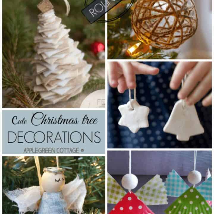 10 Adorable Diy Ornaments For Christmas Tree - AppleGreen Cottage