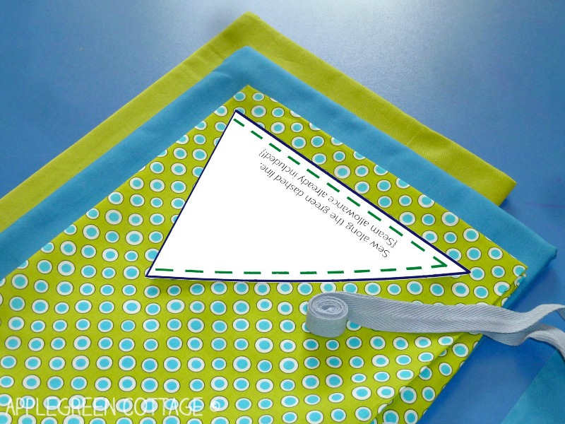 Free Banner Template - Diy Fabric Banner - AppleGreen Cottage