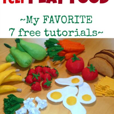 Felt Play Food - How to Make Felt Bread - Free Template - AppleGreen ...