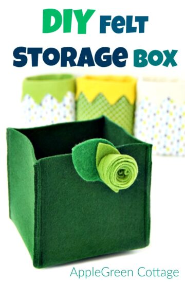 Quick Diy Storage Box - Super Easy! - AppleGreen Cottage