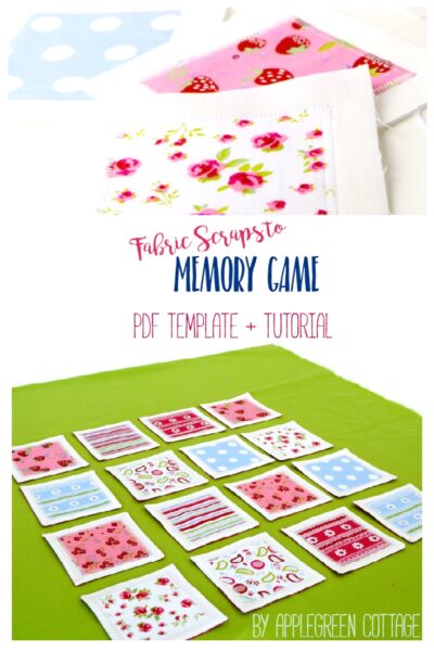 Fabric Memory Game - Tutorial Plus Free Template
