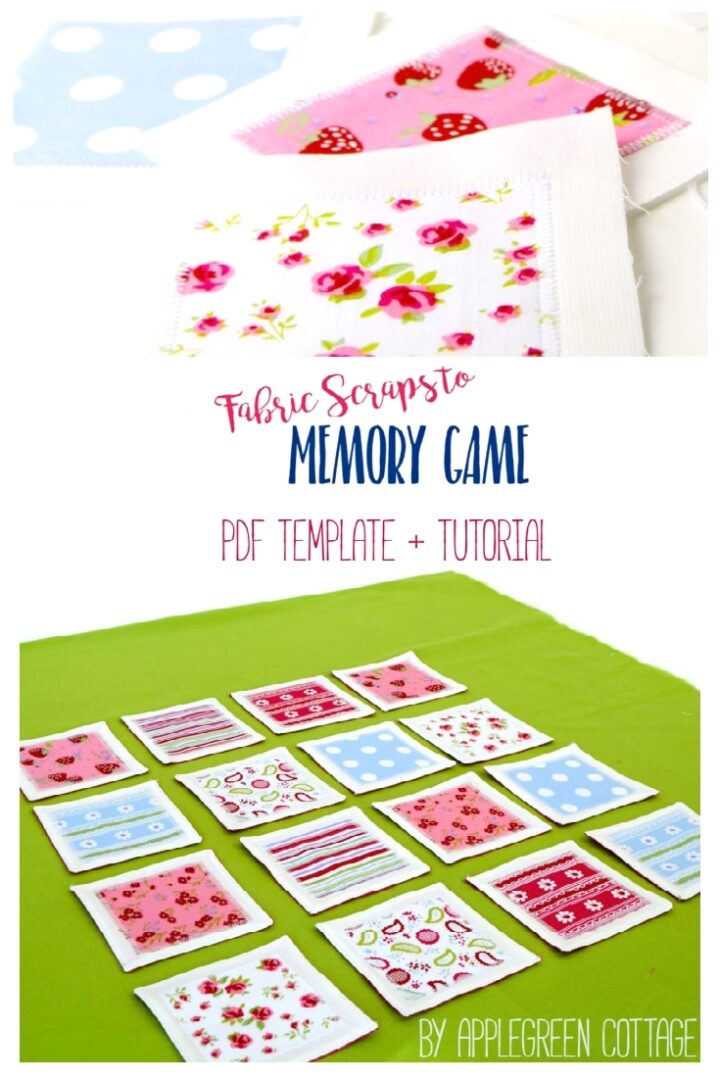 Fabric Memory Game - Tutorial Plus Free Template