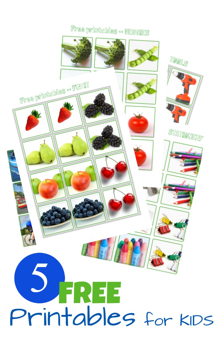 Free Printables For Kids - Memory Game Series - AppleGreen Cottage
