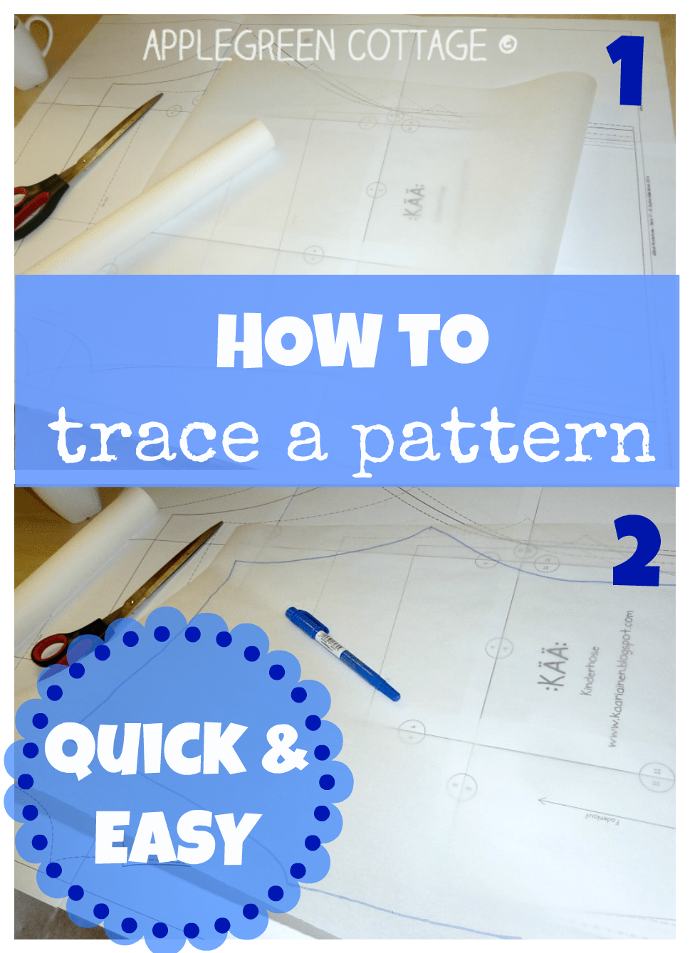 How To Trace A Sewing Pattern From A Template - 6 Smart Ways To Do that ...