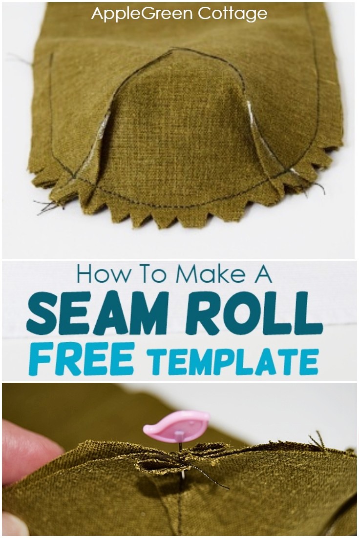 How To Make A Seam Roll - Free Template - AppleGreen Cottage