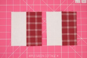 How To Make a Four Patch Quilt Block - Two At A Time!