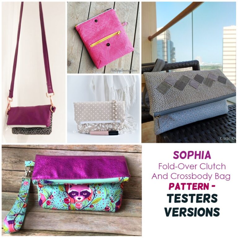 Crossbody Foldover Purse Pattern Versions- AppleGreen Cottage