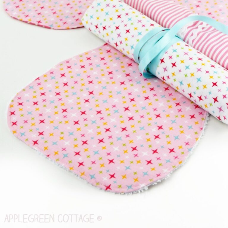 Free Burp Cloth Pattern - So cute! - AppleGreen Cottage