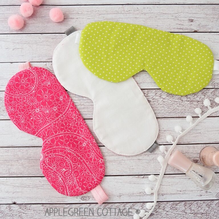 Diy Sleep Mask Pattern - AppleGreen Cottage