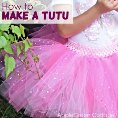 How To Make a Tutu Skirt - Super Easy! - AppleGreen Cottage