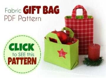 Make A Fabric Gift Card Holder - Free Pattern To Sew!