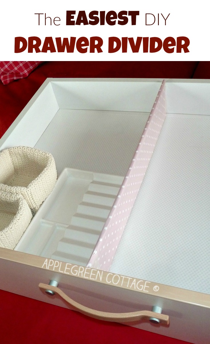 How to Make Your Own Drawer Dividers - AppleGreen Cottage