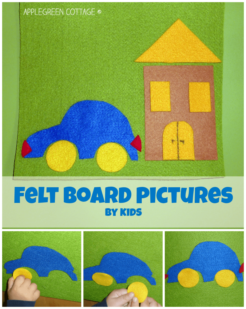 Diy Felt Board Pictures - Game Time! - AppleGreen Cottage