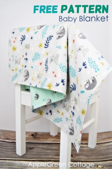 How To Make a Baby Blanket - So Easy And Soft!