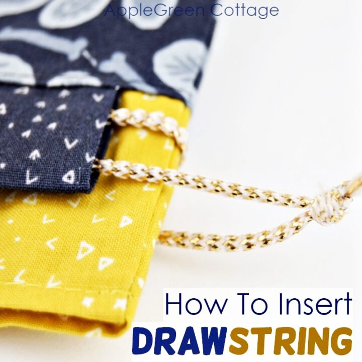 Free Drawstring Pouch Pattern - Cutie! - AppleGreen Cottage