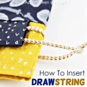 How To Diy a Drawstring Pull - Cover Drawstring Ends The Cute Way ...