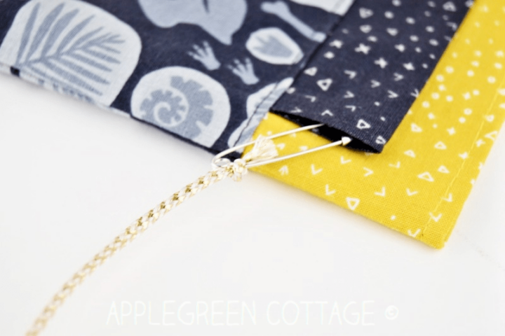 How To String A Drawstring Bag - AppleGreen Cottage