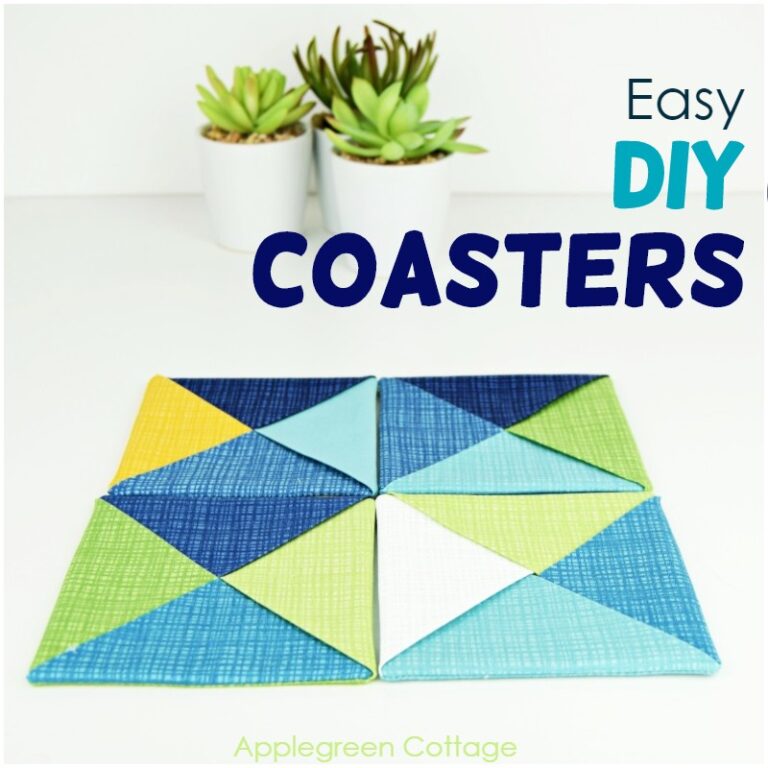 Diy Coasters - The Easy Way! - AppleGreen Cottage