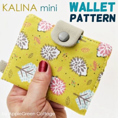 Free Small Pouch Sewing Pattern - So Cute! - AppleGreen Cottage
