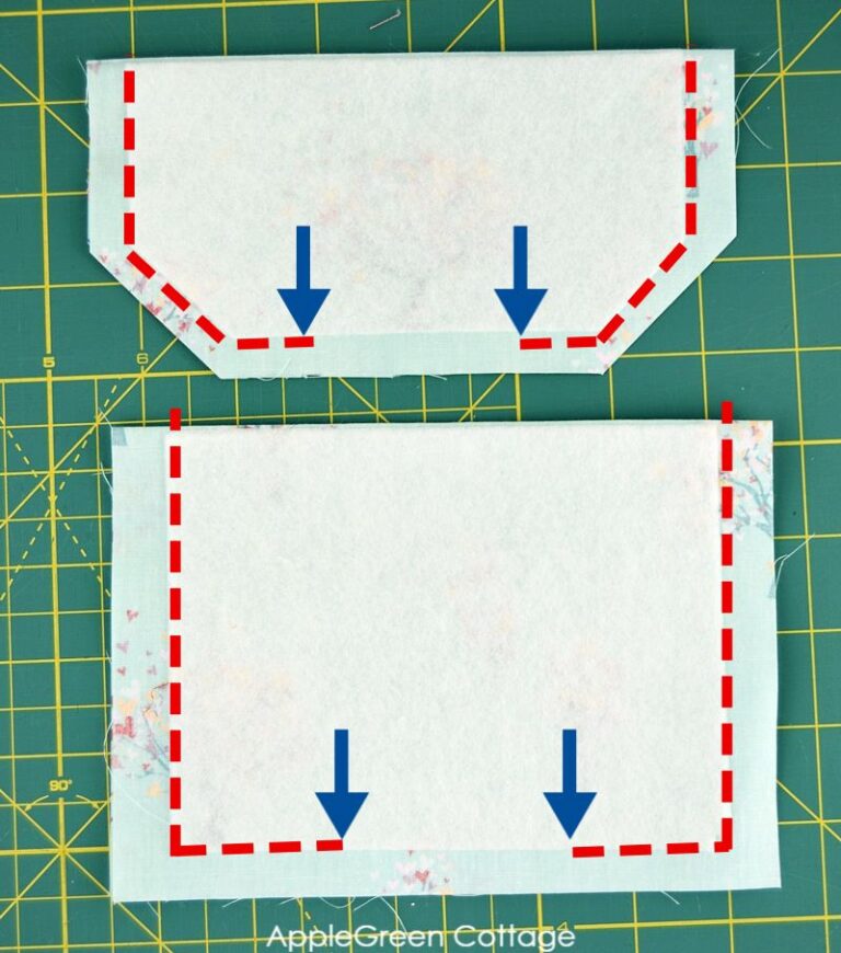 How to Sew Patch Pockets - Beautiful And Easy! - AppleGreen Cottage