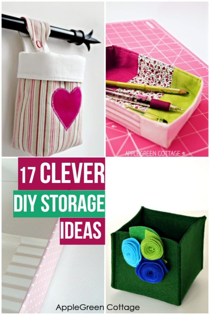 17 Clever Diy Storage Ideas Your Home Needs Now - AppleGreen Cottage