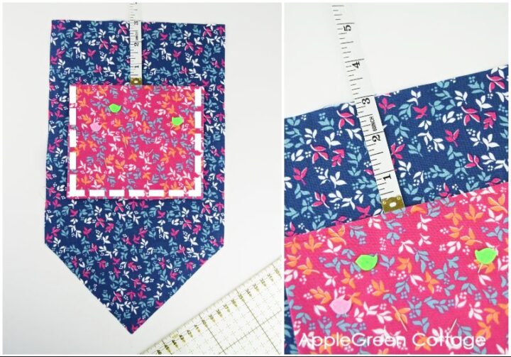 How to Sew Patch Pockets - Beautiful And Easy! - AppleGreen Cottage
