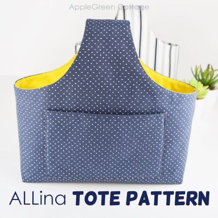 ALLina - Your Modern Pattern For Tote Bag - AppleGreen Cottage
