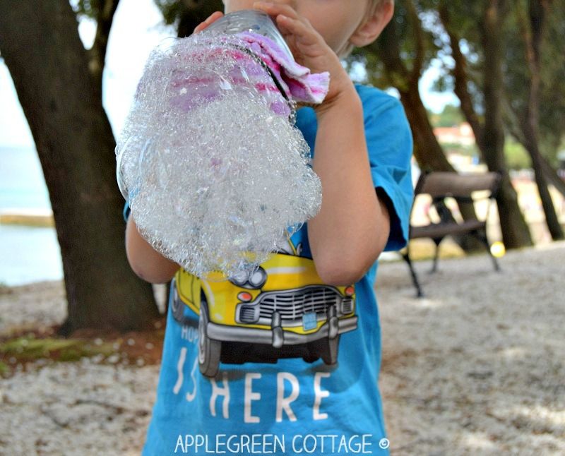How To Make Bubble Snakes - Fun And Easy! - AppleGreen Cottage