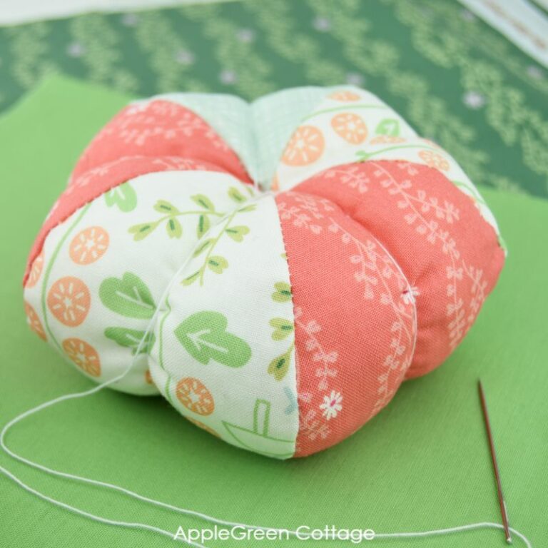 Fabric Pumpkin Pattern - To Sew This Fall - AppleGreen Cottage