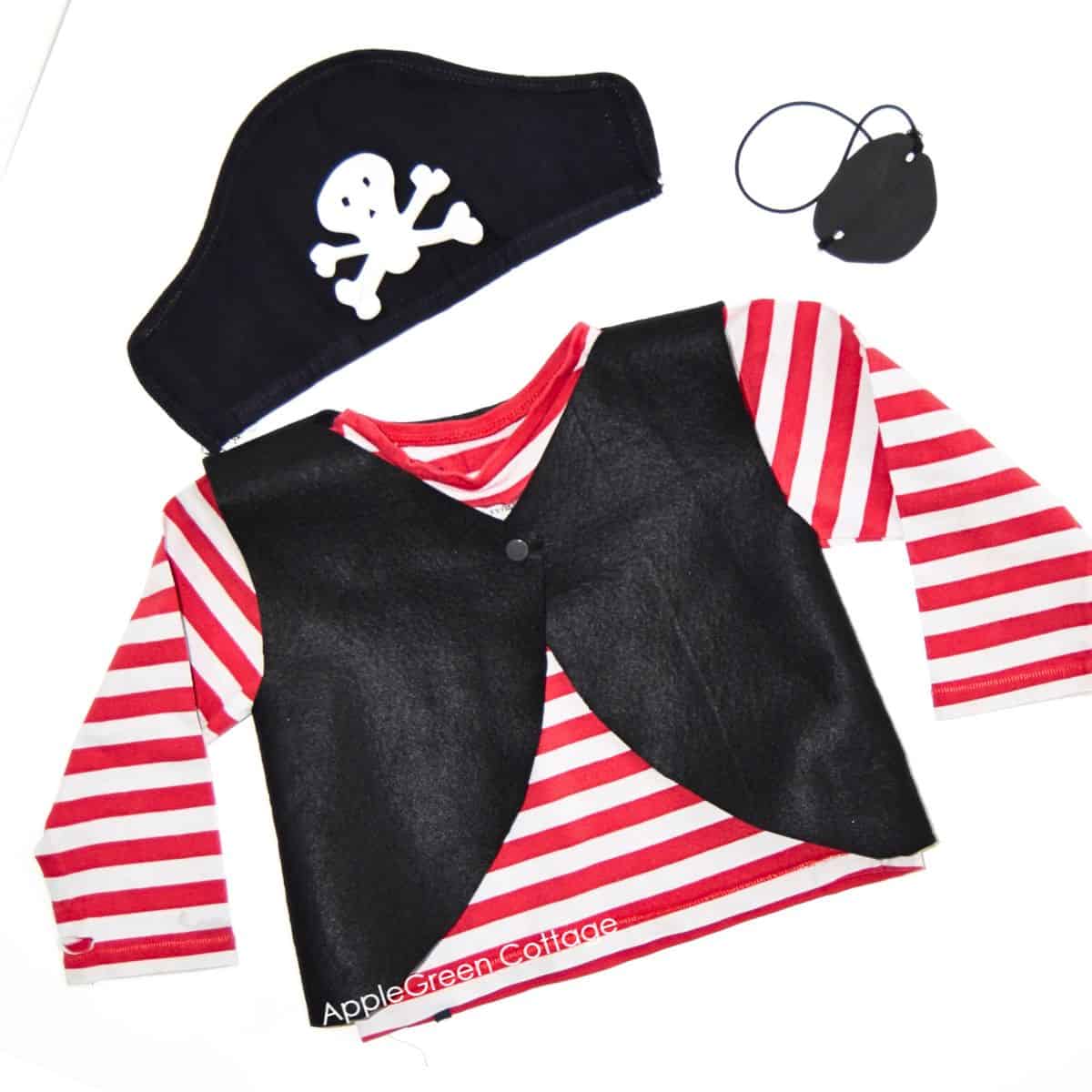 Free Pirate Costume Pattern - Super easy! - AppleGreen Cottage