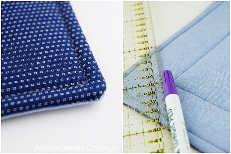 Free Potholder Pattern - Easier Than You Think! - AppleGreen Cottage