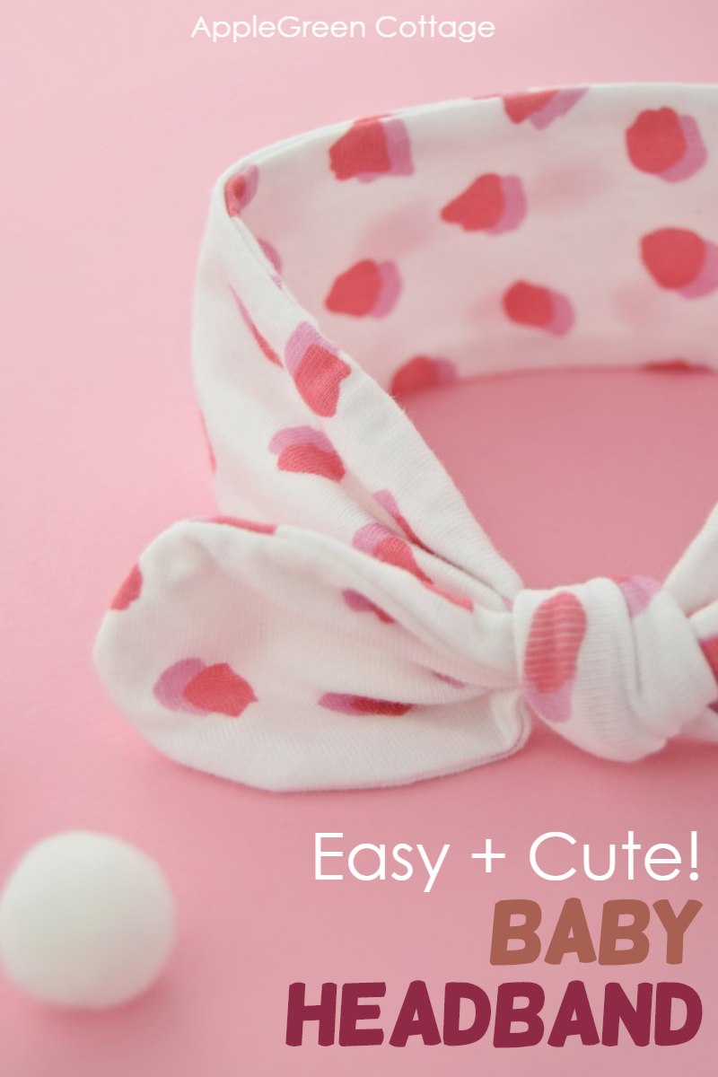 Diy Baby Headband - Sweet & Easy! - AppleGreen Cottage