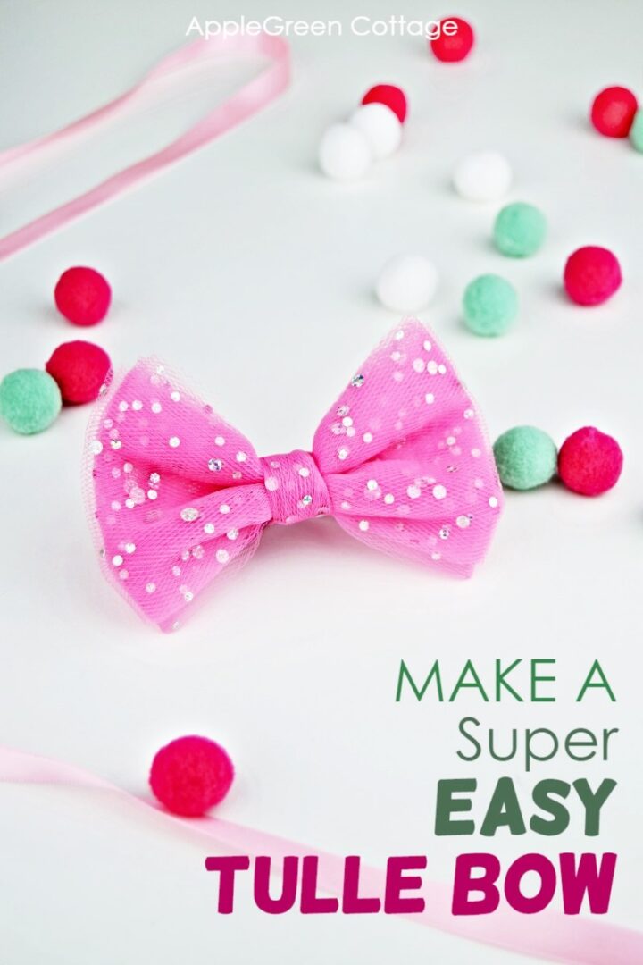These are The Easiest Tulle Bows You'll Ever Make!