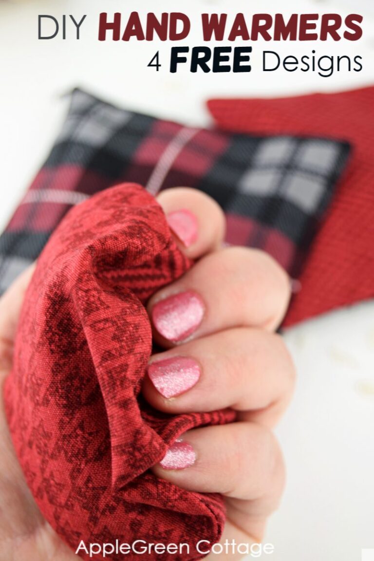 Diy Hand Warmers - 4 Free Designs - AppleGreen Cottage