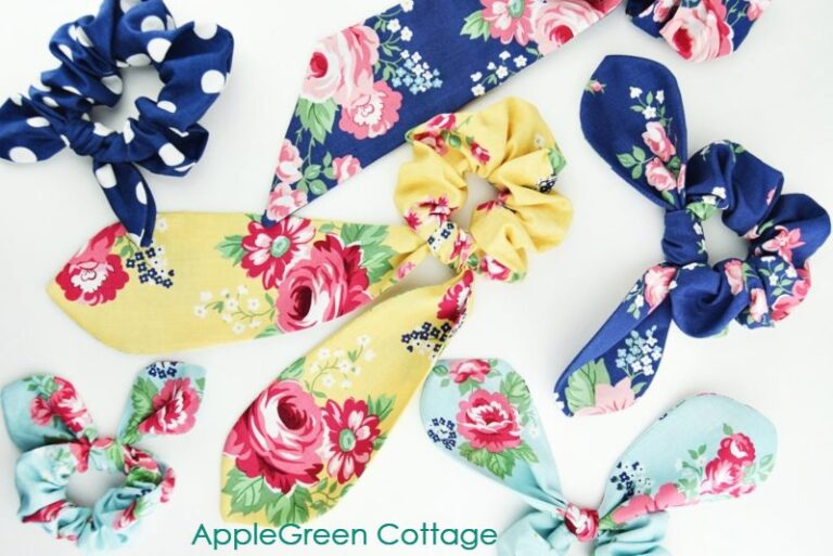 Scrunchie Pattern - Our Best 4 Free Scrunchie Patterns to Sew!