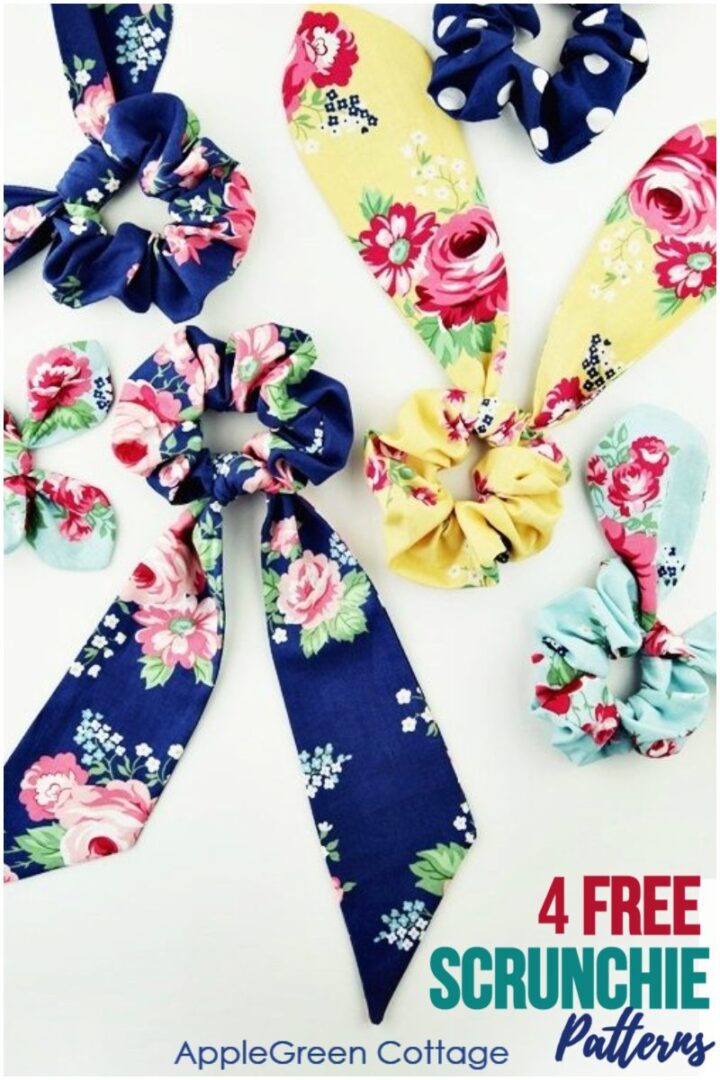 Scrunchie Pattern - Our Best 4 Free Scrunchie Patterns to Sew!