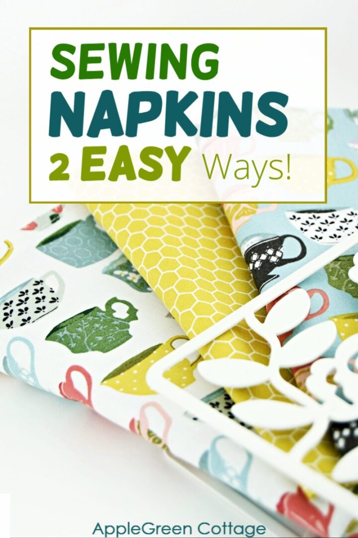 Diy Cloth Napkins - 2 Easy Ways To Sew Them Quickly!