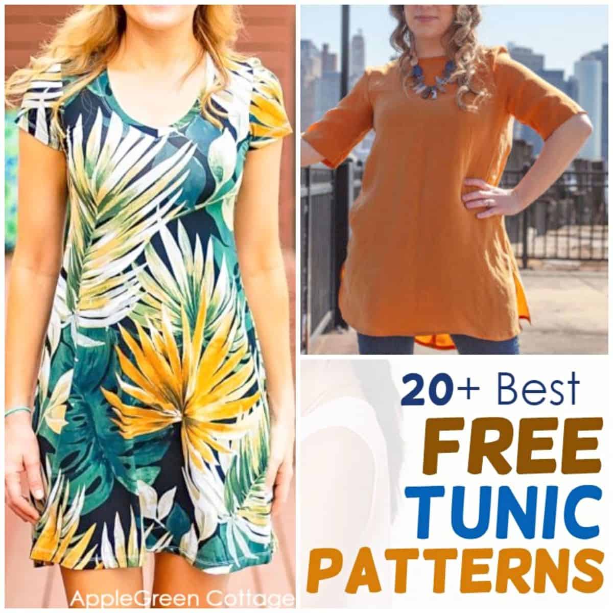 20+ Best Free Tunic Patterns To Sew Now!