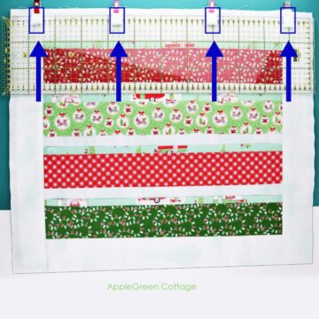 Diy Advent Calendar - Pretty And Easy to Sew! - AppleGreen Cottage