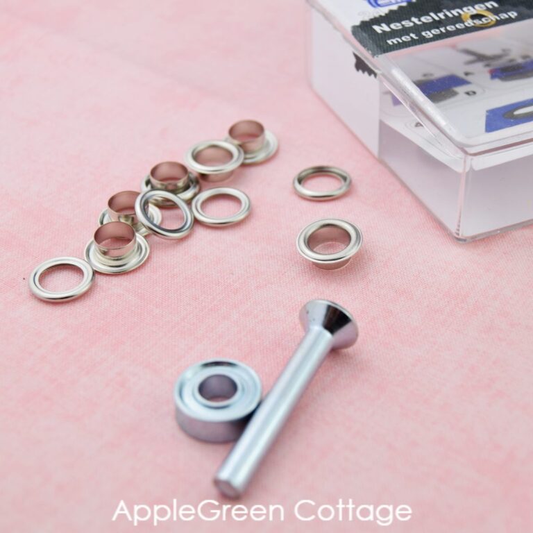 How To Install Grommets On Fabric - AppleGreen Cottage