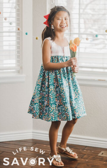 Free Girls Dress Patterns You Can Sew Now! - AppleGreen Cottage