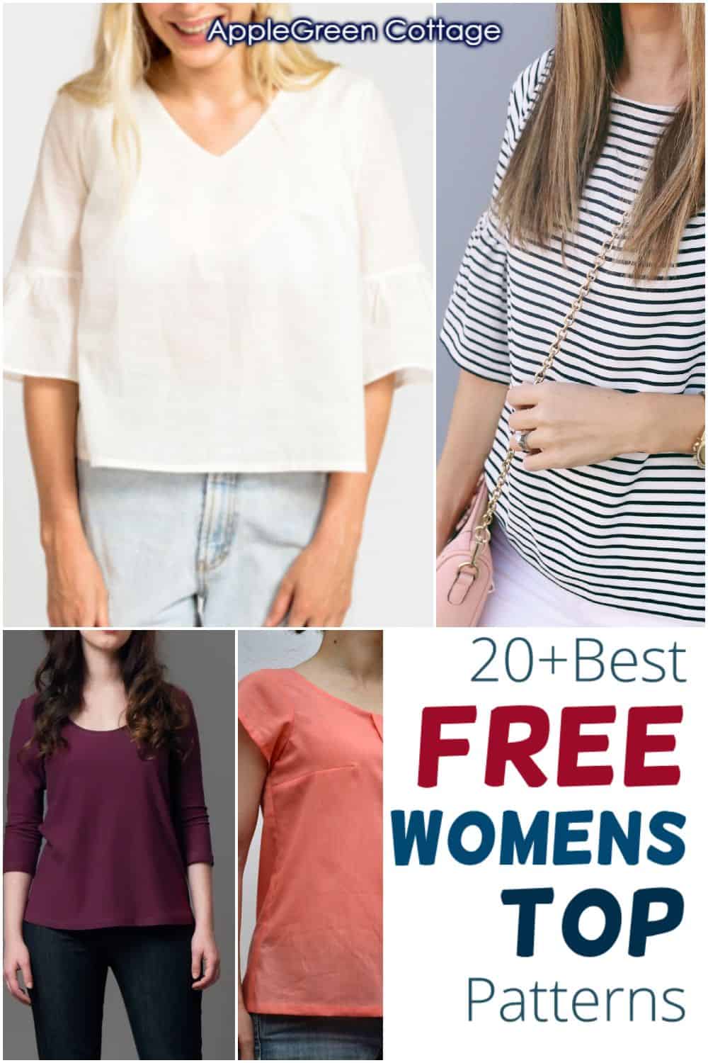 20+ Best Free Sewing Patterns For Women's Tops For 2022