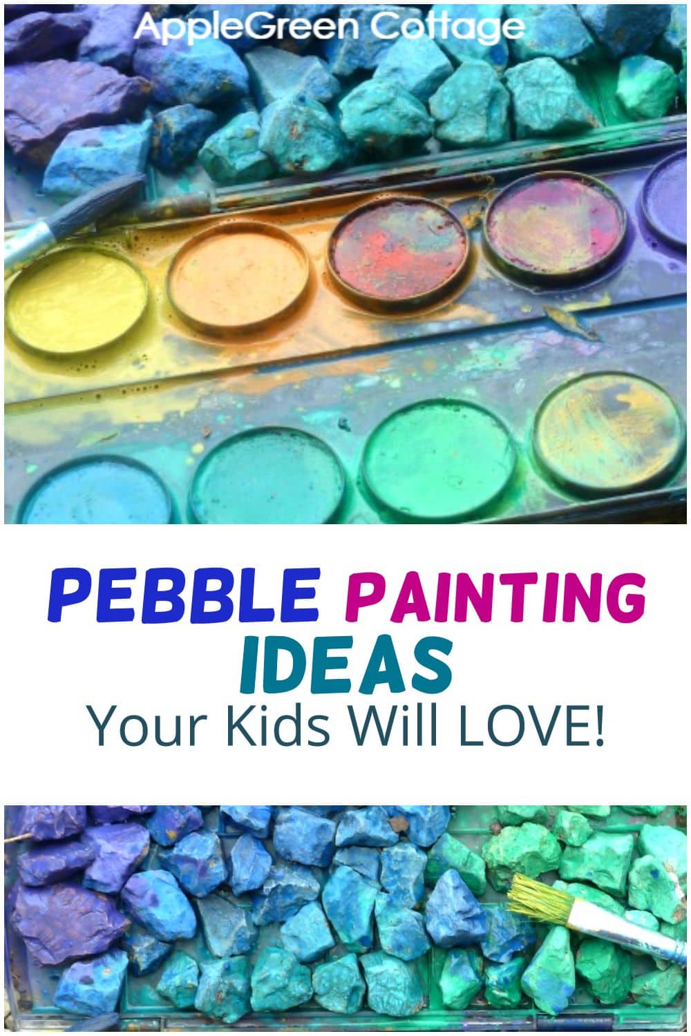 Pebble Painting Activities For Kids They Will LOVE!