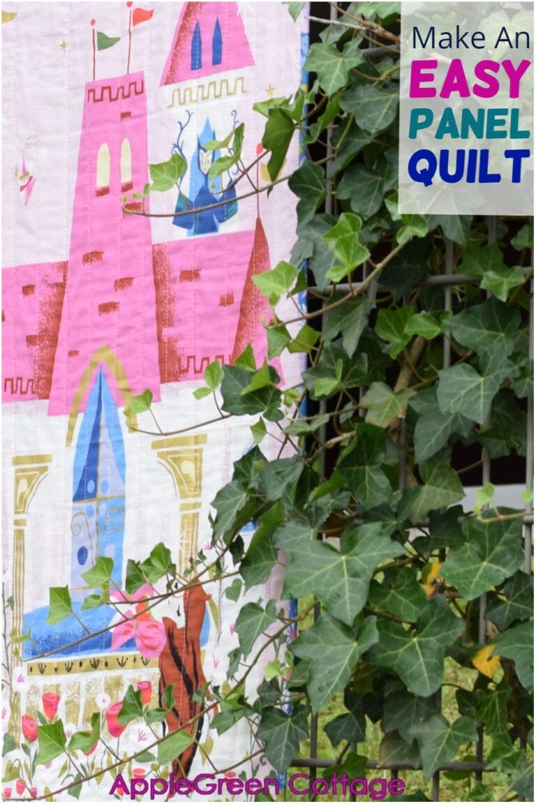 How To Make A Quilt With Panels - AppleGreen Cottage