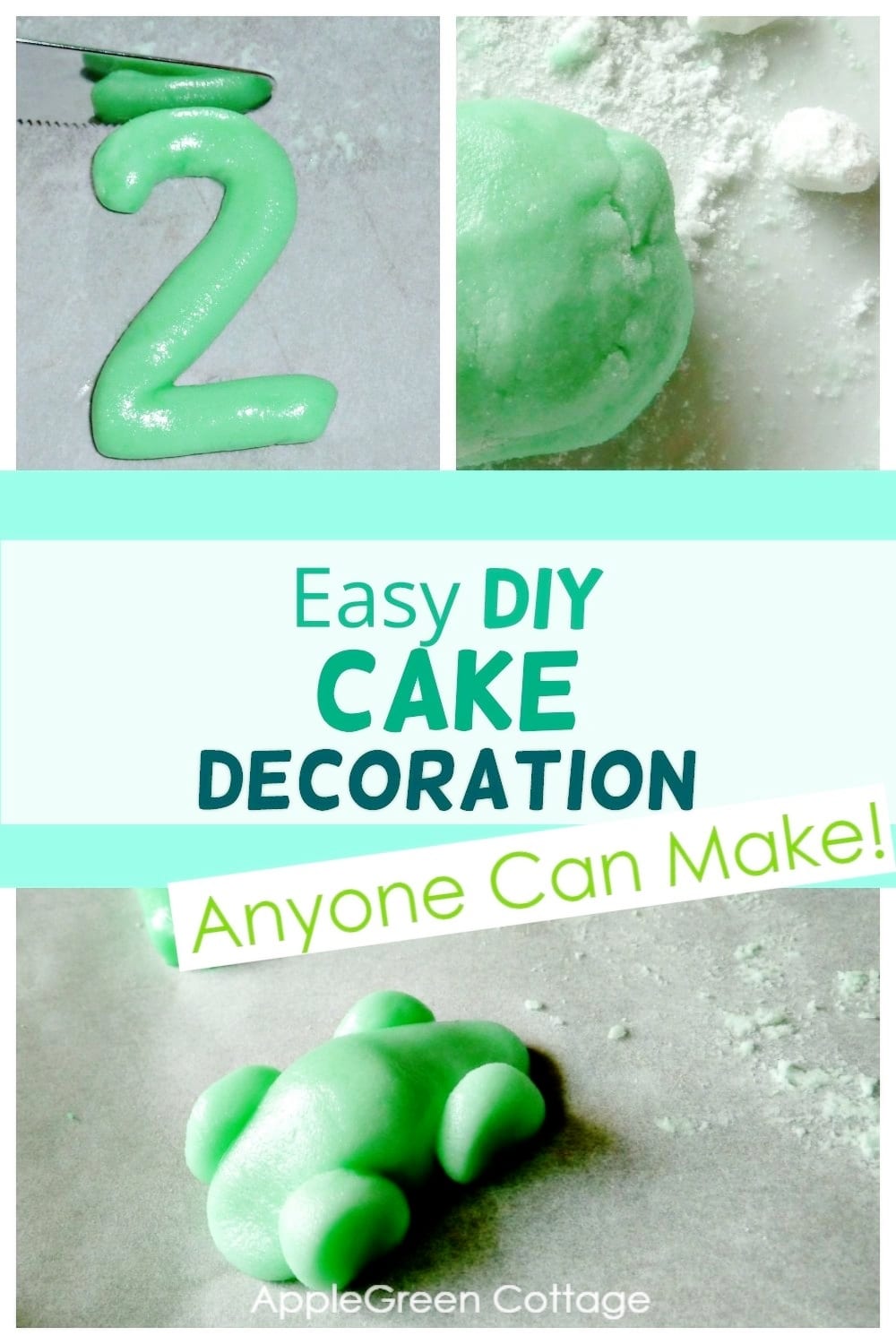 Diy Cake Decoration Recipe You'll Love! - AppleGreen Cottage