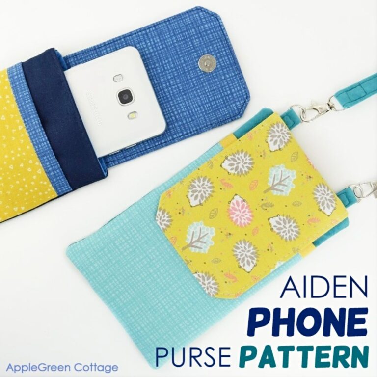 Aiden Diy Phone Case Pattern Versions - AppleGreen Cottage